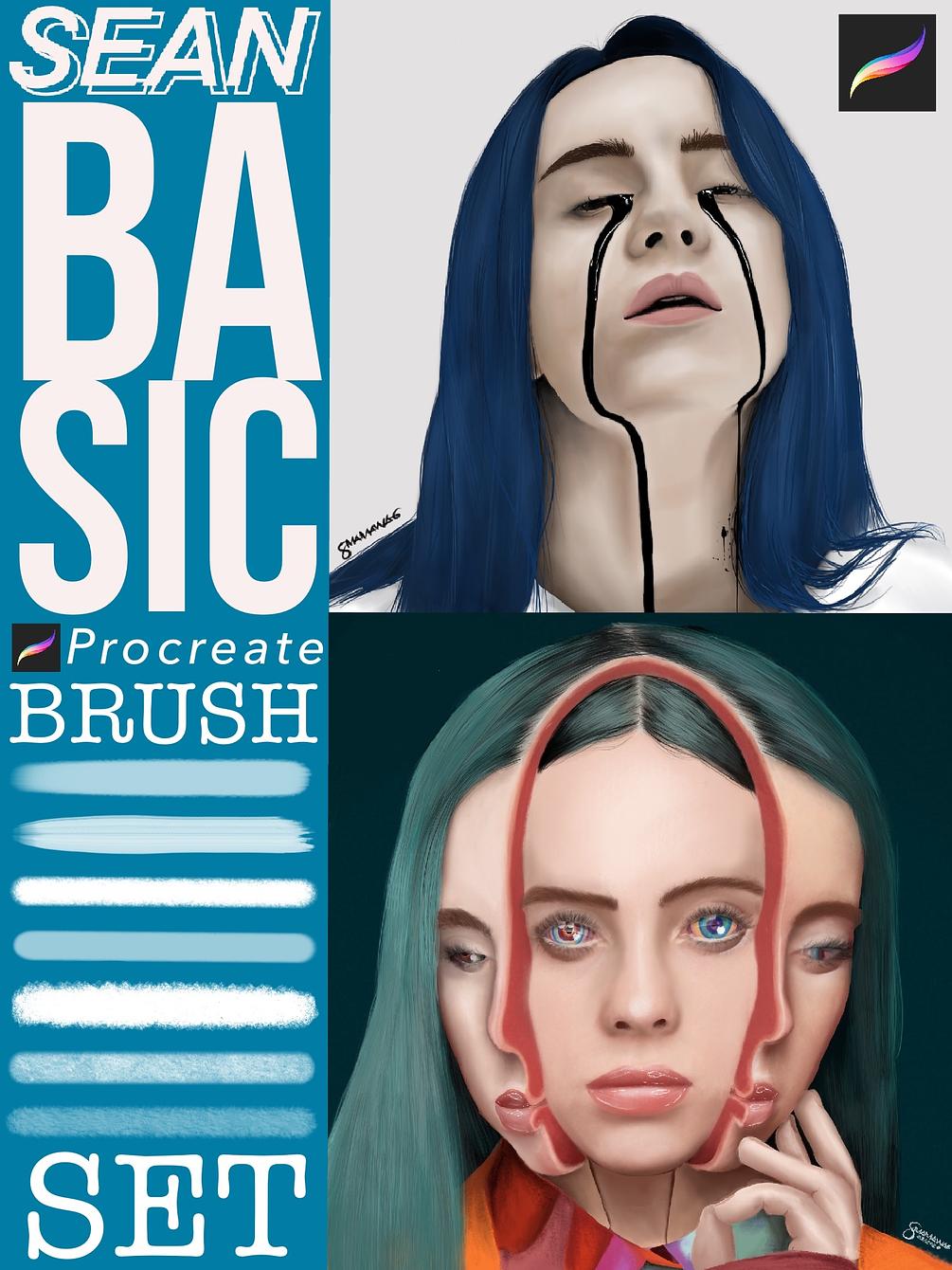 Sean’s Basic Brush Set for PROCREATE