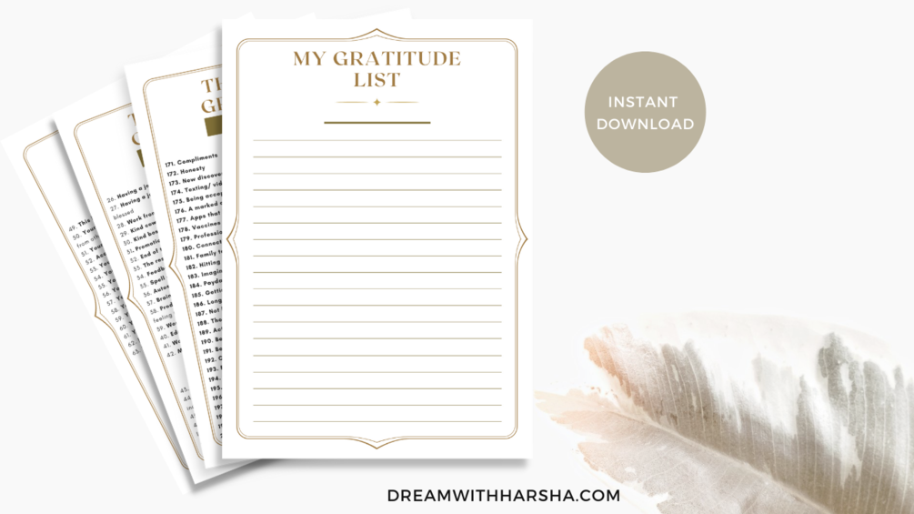 Count Your Blessings With This Gratitude List Template