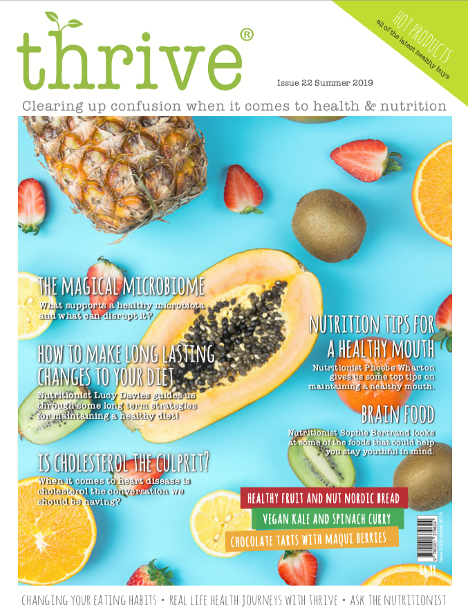 Thrive Health & Nutrition Magazine Summer 2019