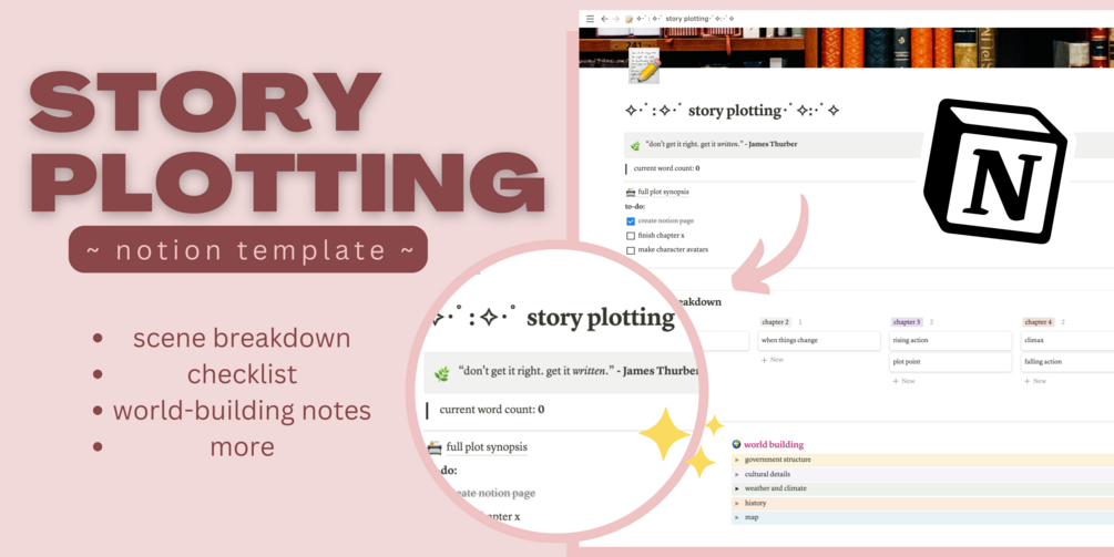 Ultimate Notion Template for Writers