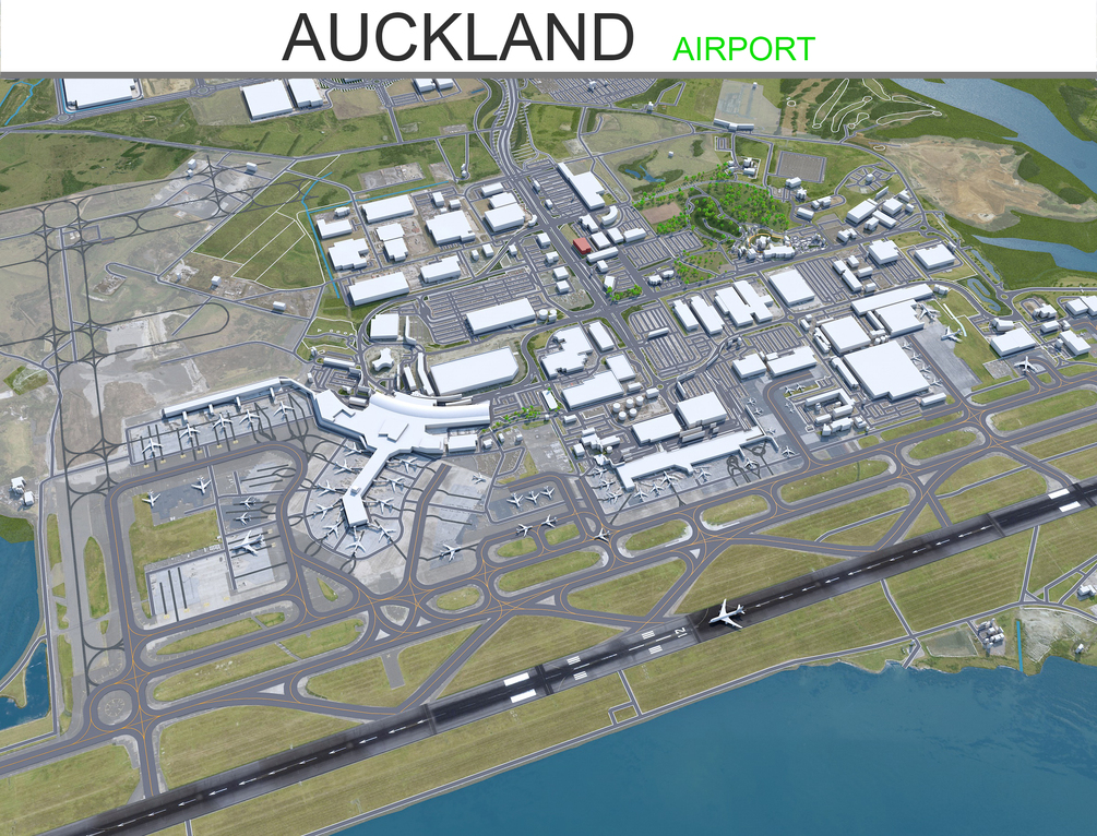 auckland-airport-3d-model