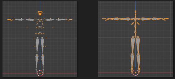 Relocate VRoid VRM bone to corresponding Sims 4 bone(rig) XYZ position