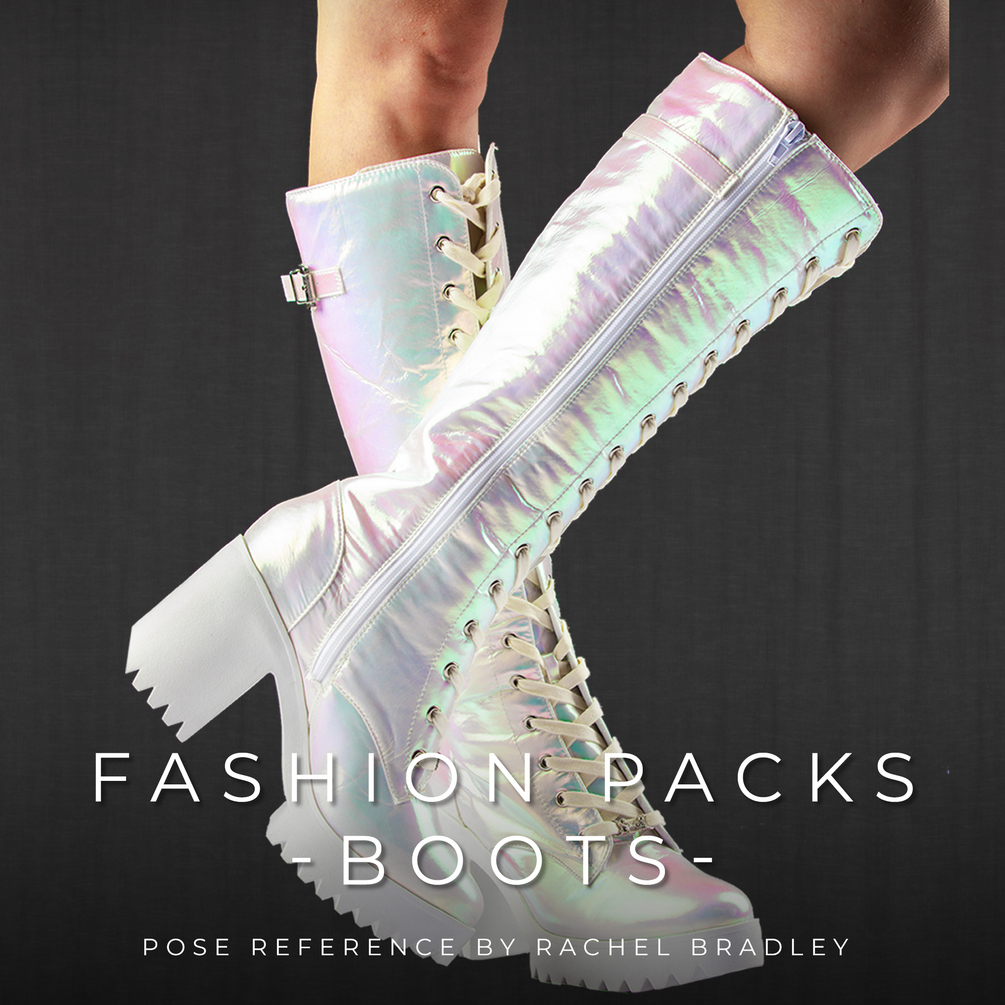 Fashion Packs |Boots| - Pose Reference for Artists