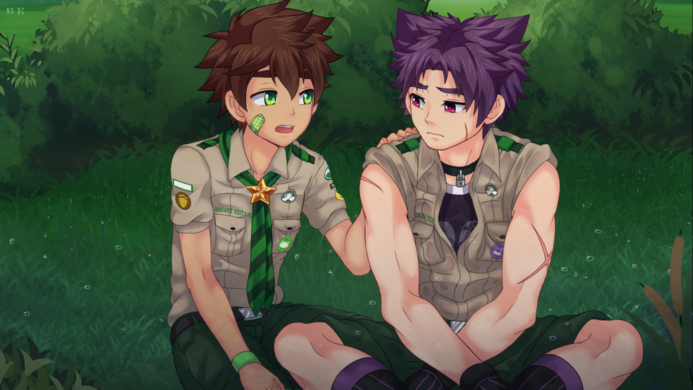 Cutscene Keitaro กับ Yoichi ปลอบประโลม