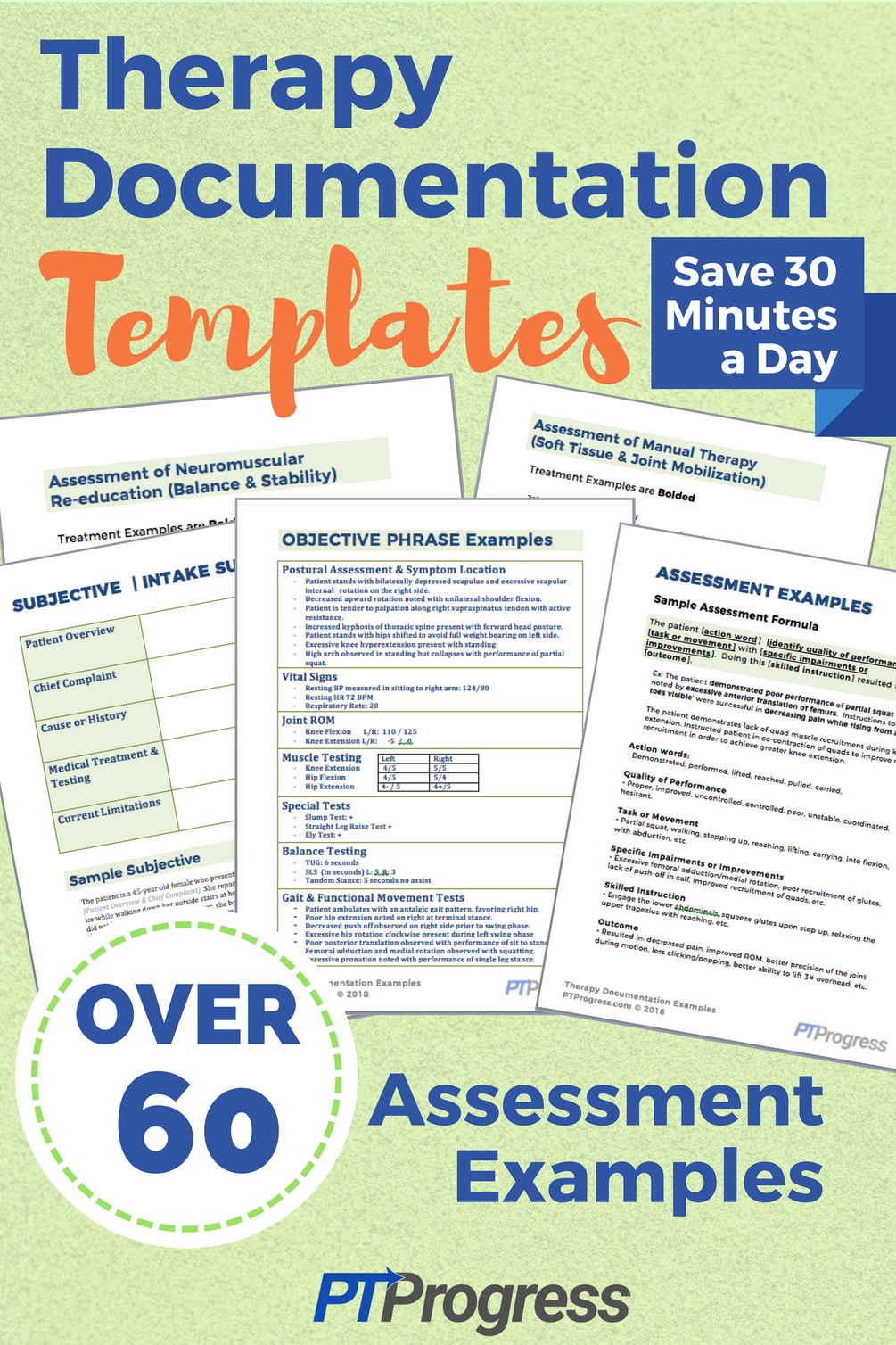 Therapy Documentation Examples Templates