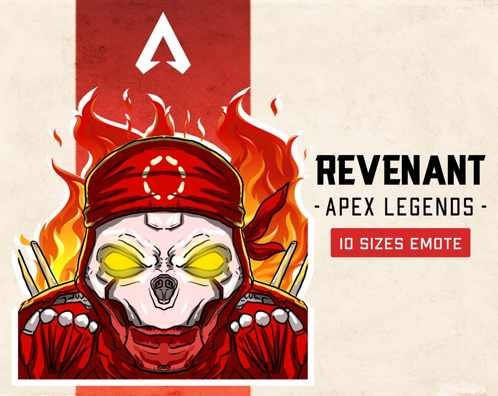 Revenant Apex Emote for Streamer/Twitch Emotes/Discord Emotes/Apex ...