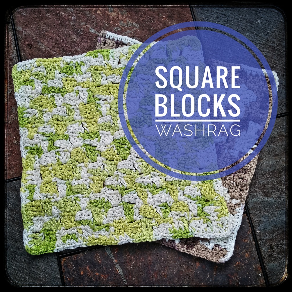 Square Blocks Washrag Pattern (+Bonus)