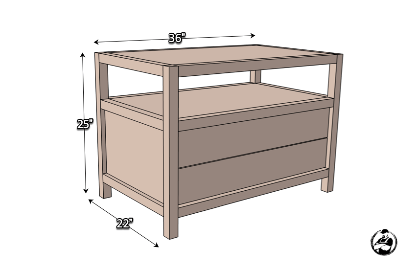 Bedside Table Plans