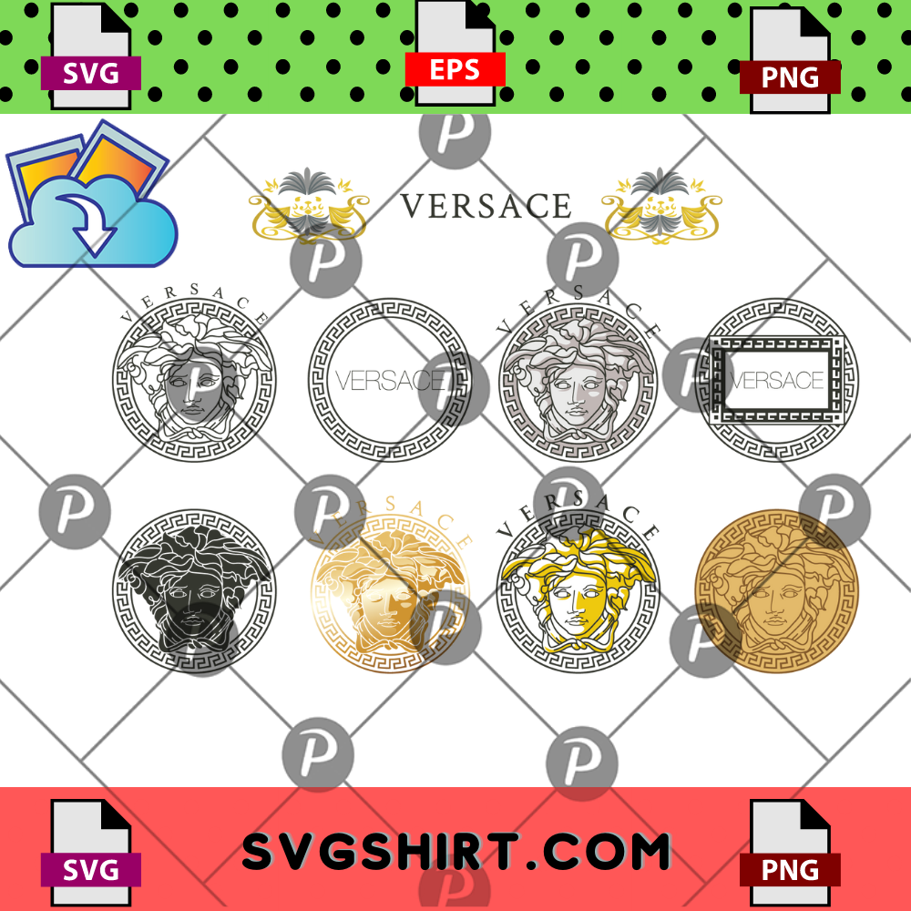 Versace SVG PNG EPS DXF Digital Download