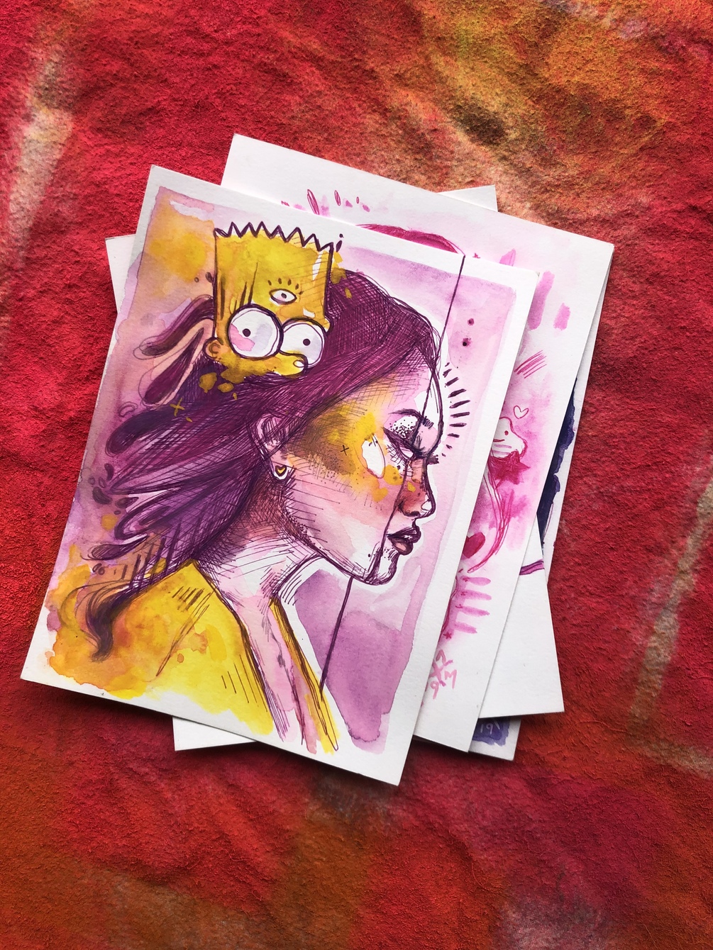 Simp - Watercolor, 2019