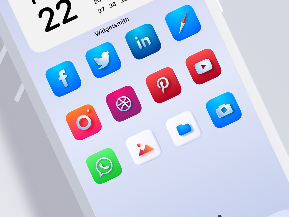 Color & White Icon Set - For iOS