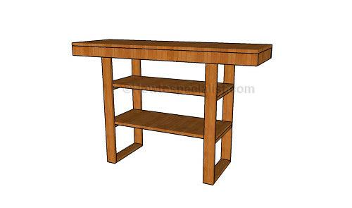 Console Table Plans