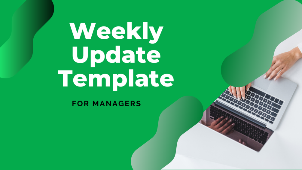Weekly Update Template For Engineering Managers