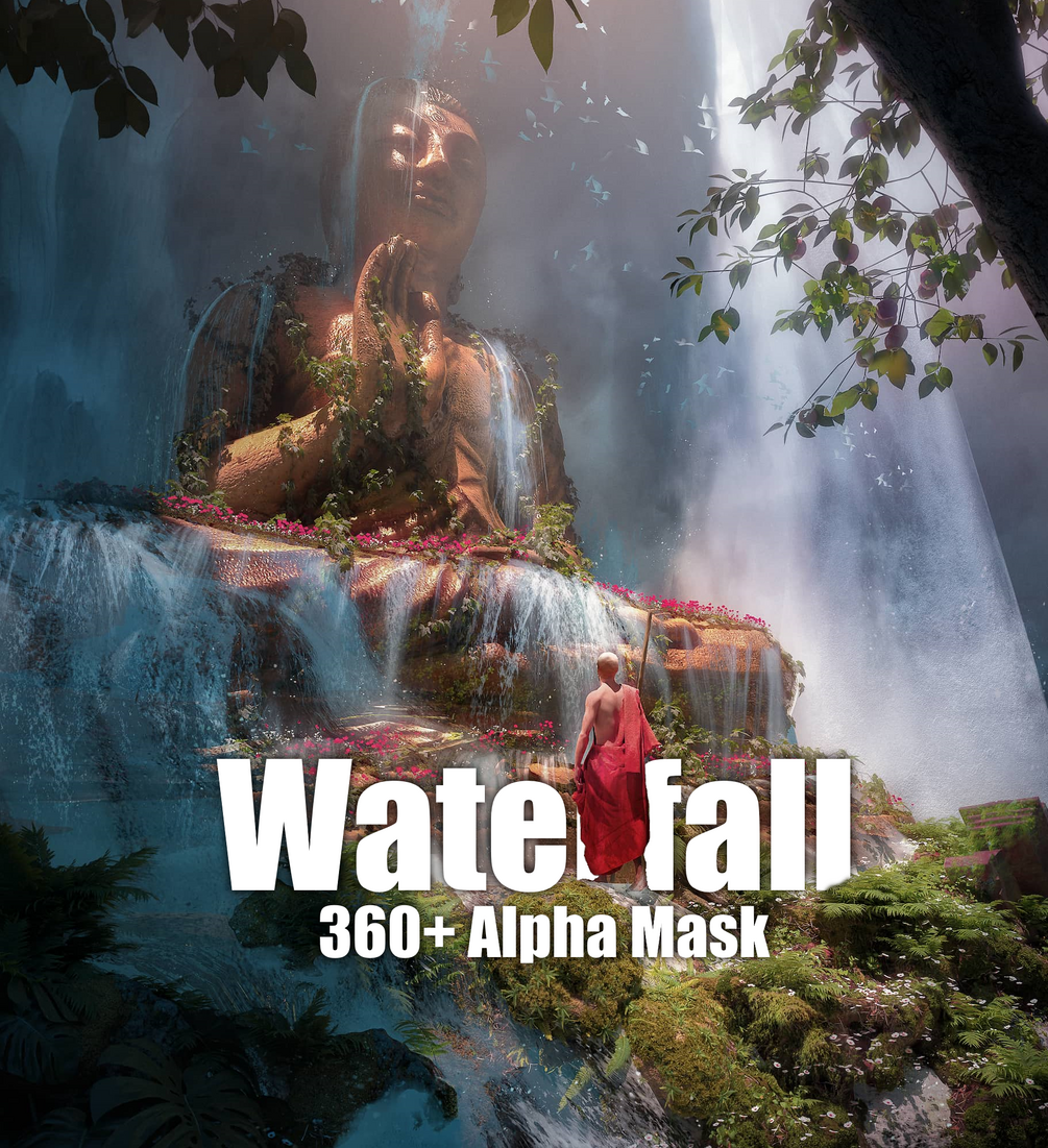 Waterfall Alpha Mask [360+]
