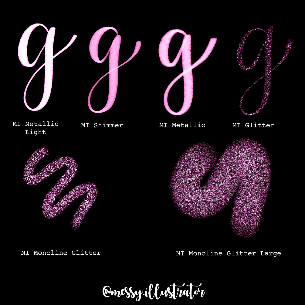 MI Lettering Brush Set for Beginners (PROCREATE)