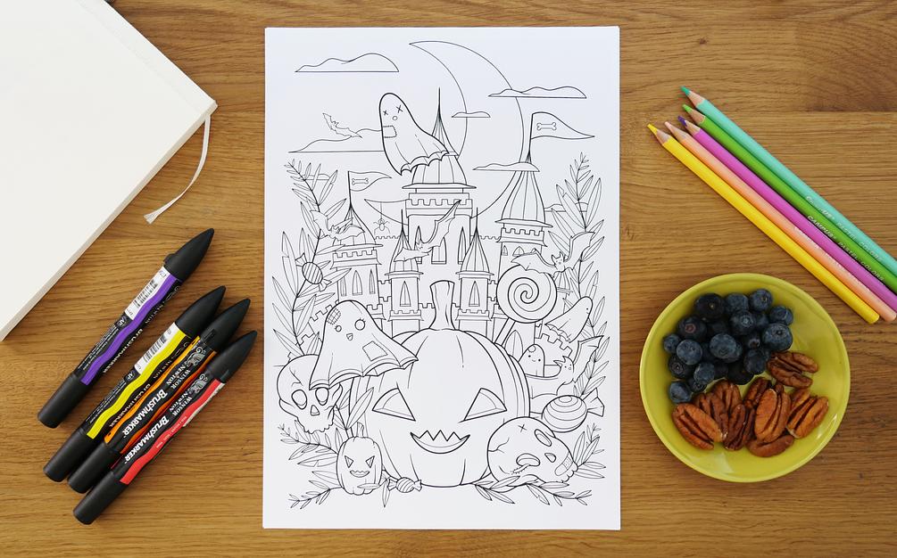 Bloody Hell - Coloring Page by Gal Shir