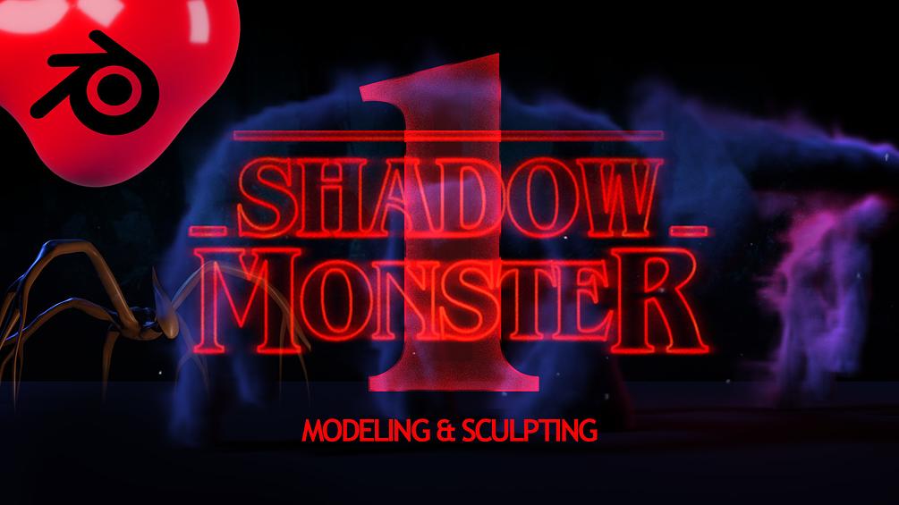 Shadow Monster | Tutorial Part1 | Blender 2.8