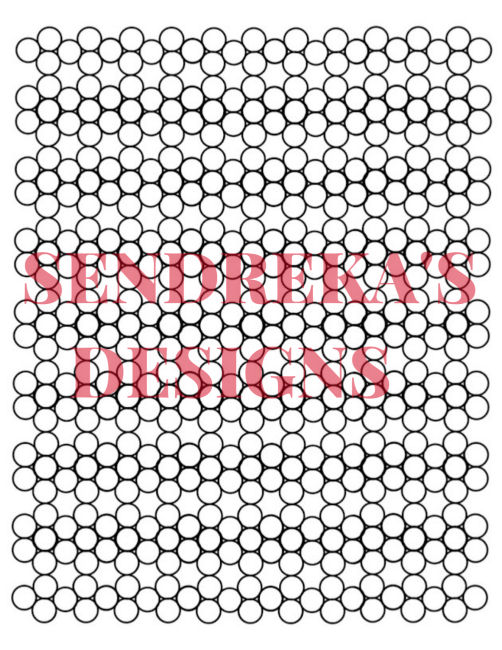 PDF Adult Coloring Page of Circles of Circles