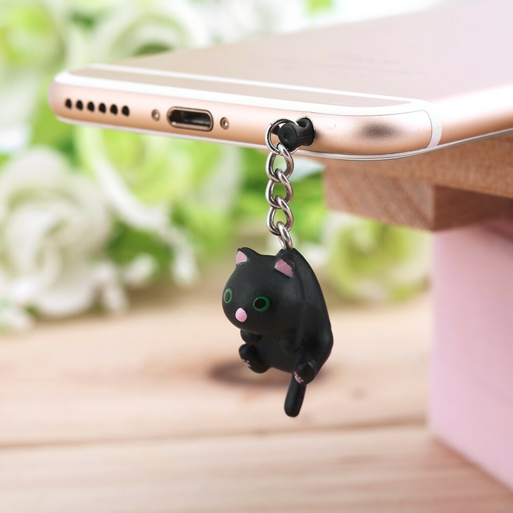 Cute Cat 3.5mm Earphone Jack Plug