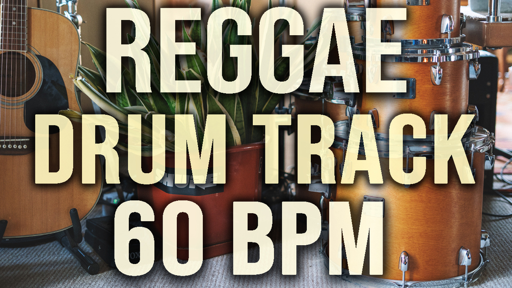 REGGAE DRUM TRACK - 60 BPM - "CALM" / STEMS / WAV FILES