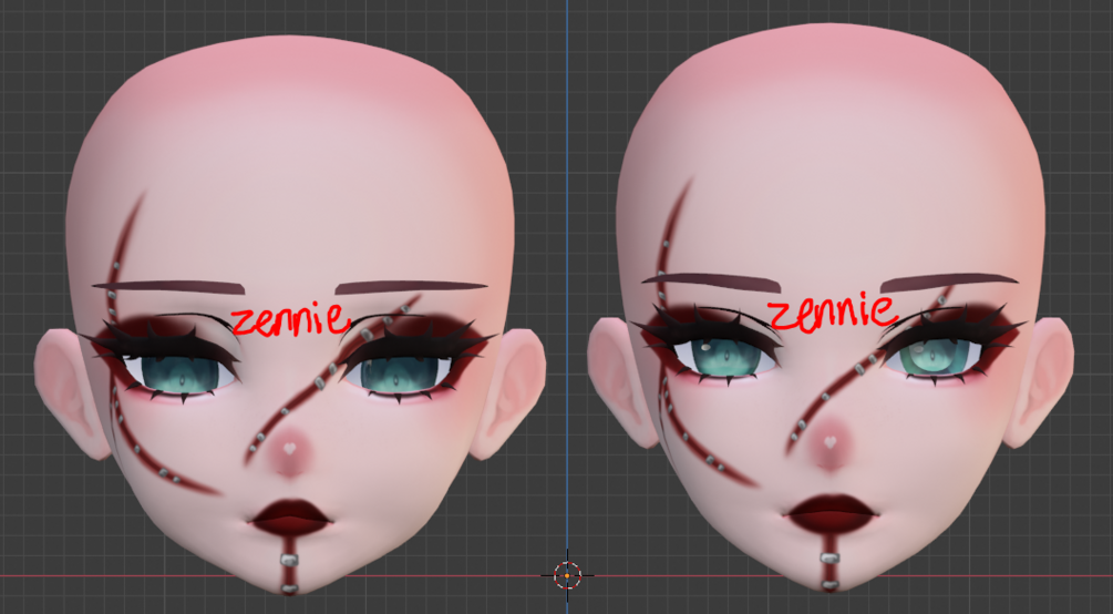 Slay Chucky Face Texture