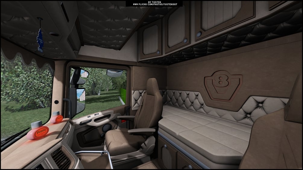 Interior Scania S/R Next Gen CREAM ETS 2 #32