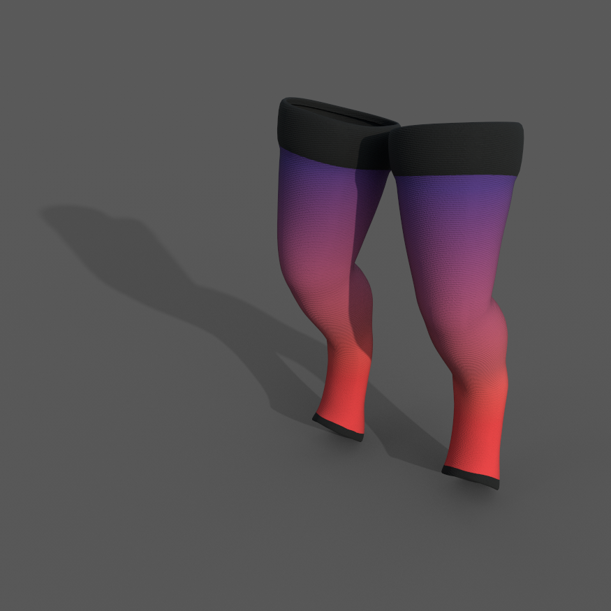 [VRChat] Leg Warmers for the Male Canine