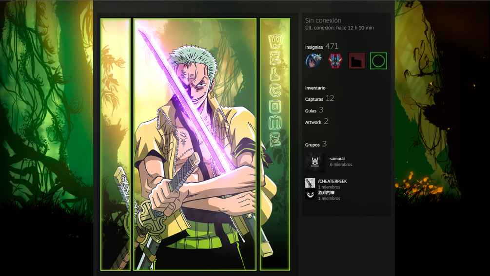 Zoro - Steam Artwork Design