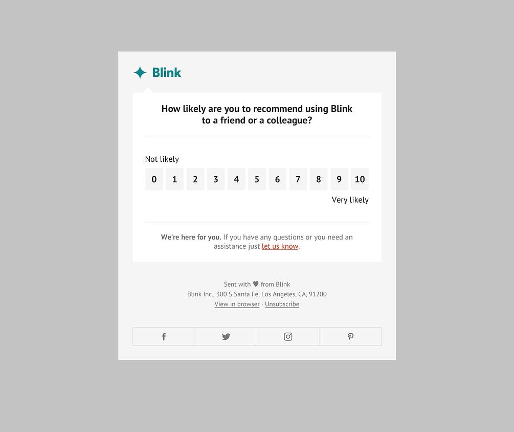 Survey Email Template