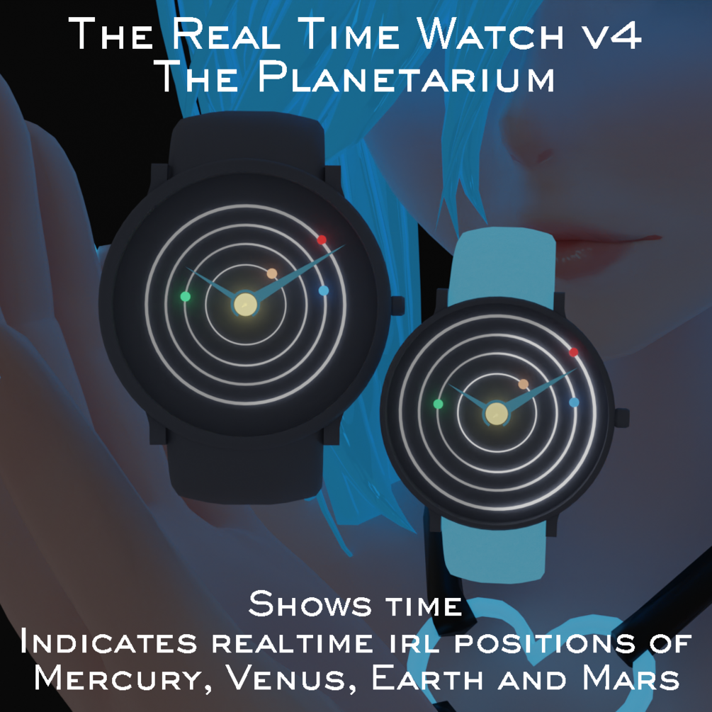 The Planetarium - Realtime Watch v4 system for VRChat 3.0. avatars