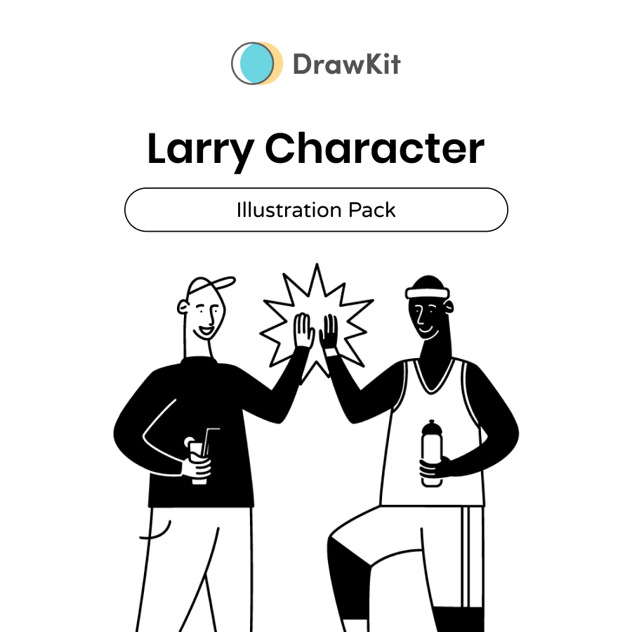 Larry Character Illustrations