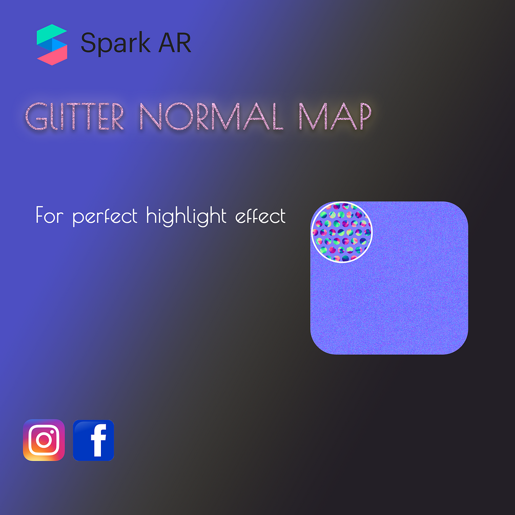 GLITTER NORMAL MAP. SparkAR