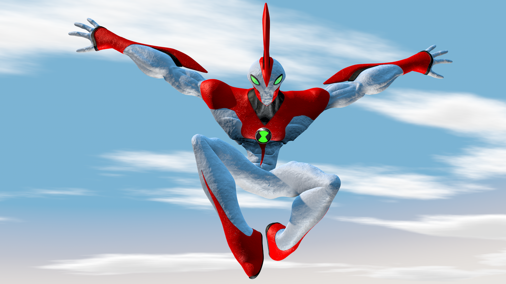 Waybig (Sculpted) Ultimate Alien 3d Model