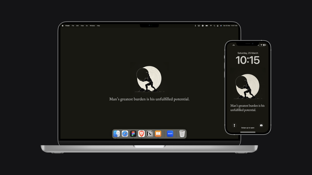 Focus - A wallpaper pack for the ambitious men.