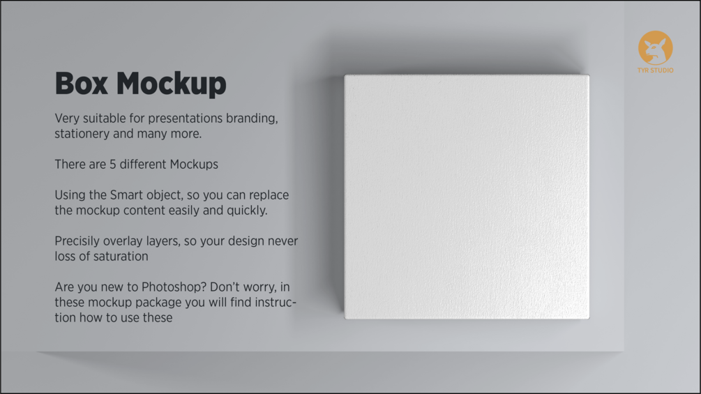 FREE Square Box Mockup