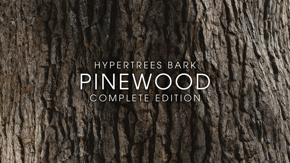 HyperTrees Bark - Pinewood (16K Complete Edition)