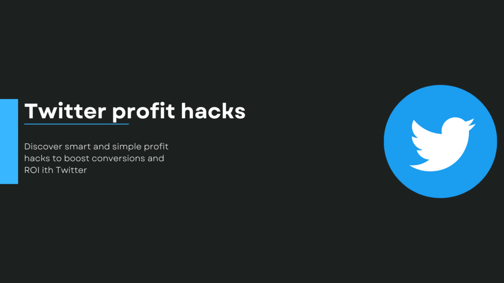 Twitter profit hacks