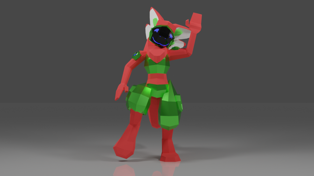 Lowpoly Fallback Protogen [VRChat model]