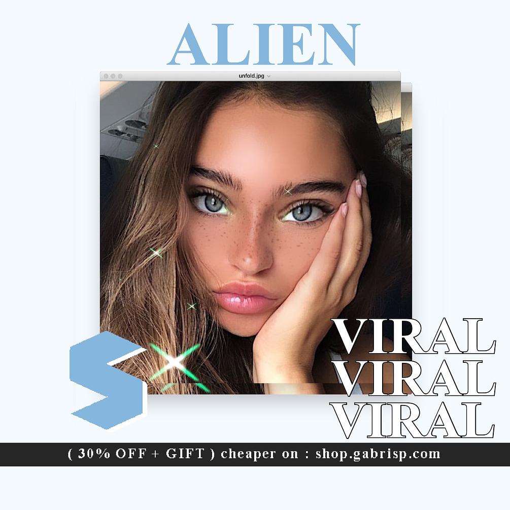 Spark Ar VIRAL Make Up - Alien Instagram Filter Project by @gabrisp