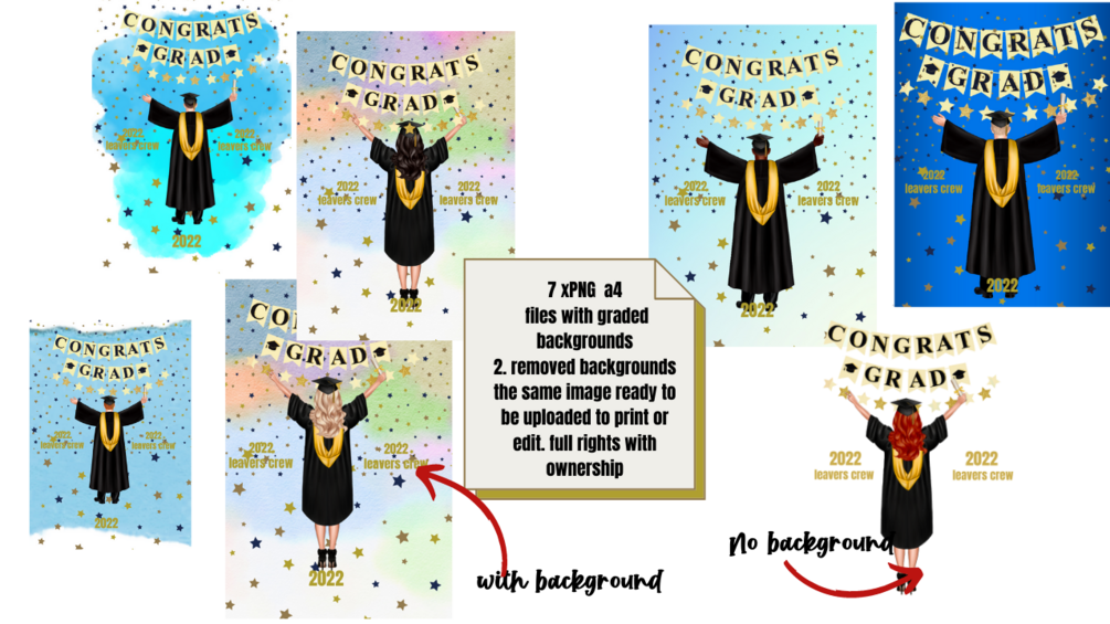 graduation zip file leavers 2022 seven files of graduation image home ...