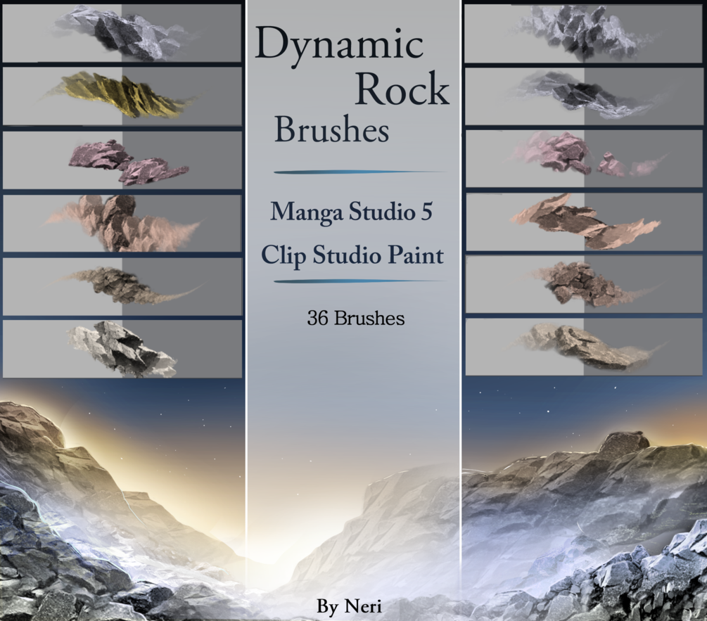 Dynamic Rock - 36 Brushes