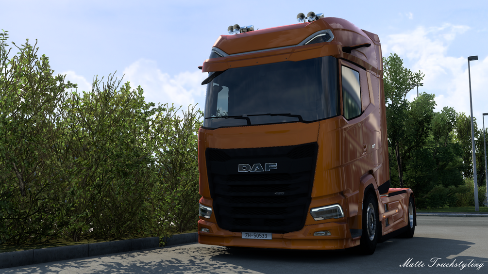 Extended bumper Daf XG