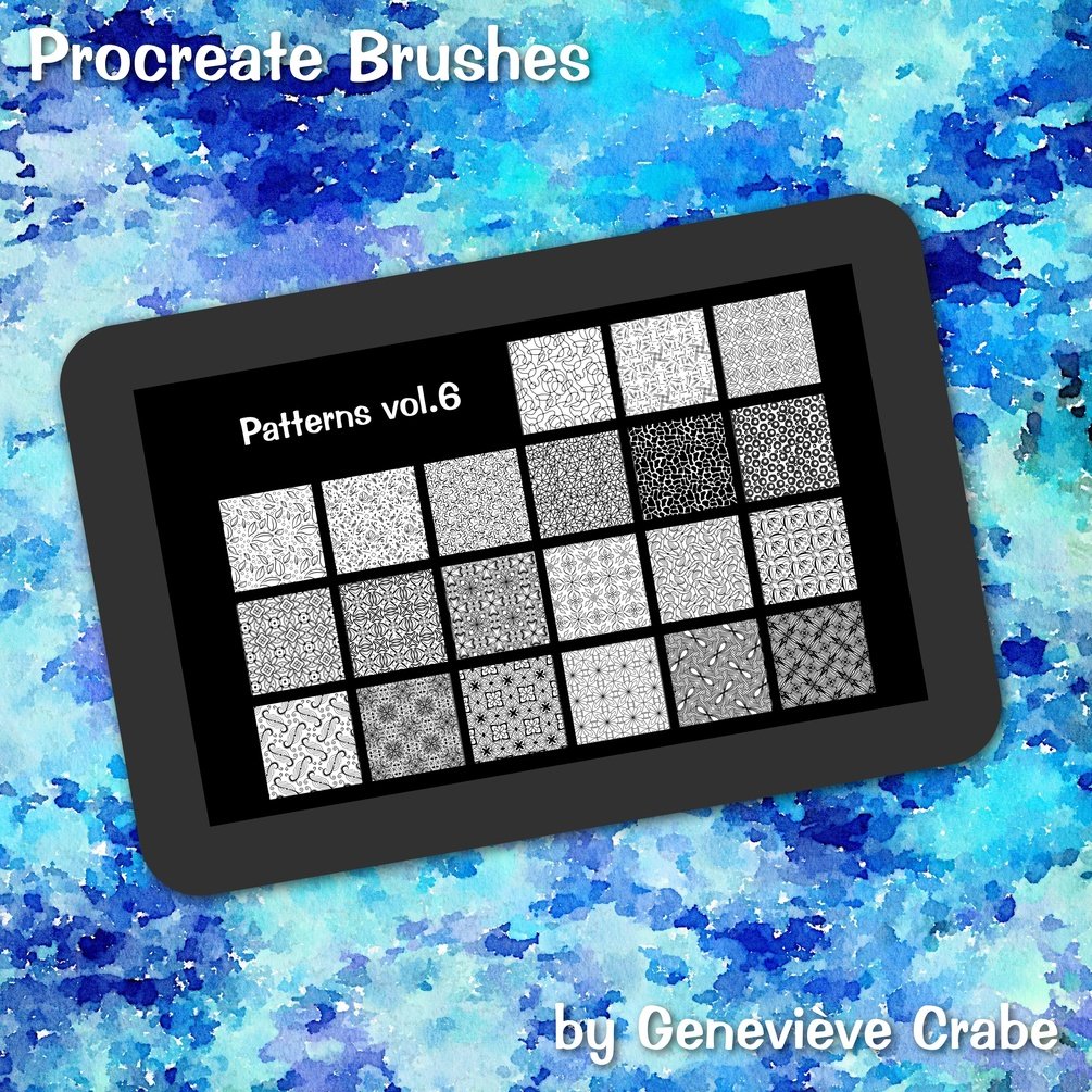 Patterns vol.6 - brushes for Procreate