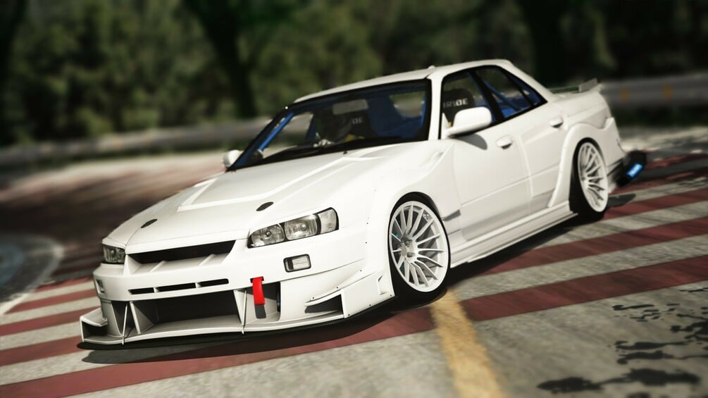 [AC Mods] Nissan Skyline Sedan (ER34) - 2015 D1GP (Ken Nomura)