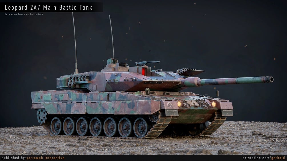 Leopard 2A7 - Advanced Tank Blueprint [UE4]