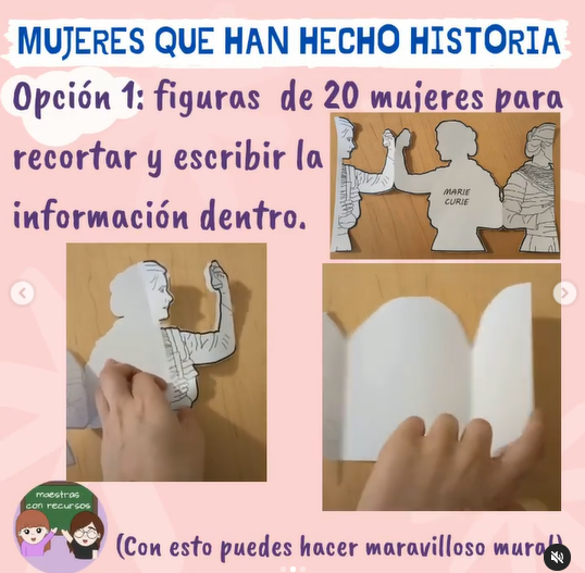 Opción 1 (Mujeres que han hecho historia)