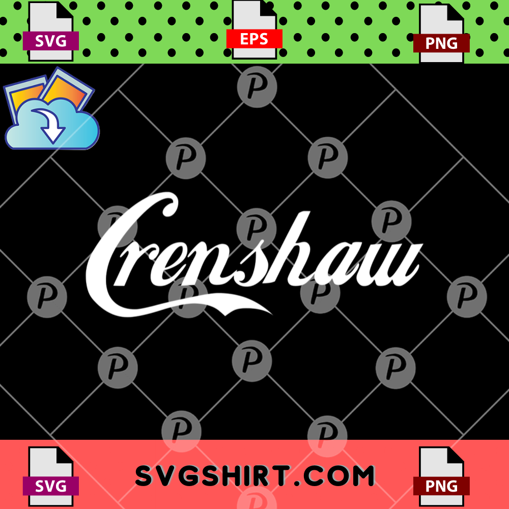 Crenshaw SVG PNG EPS DXF Digital Download