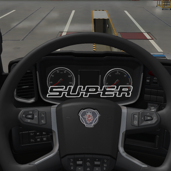 Dashboard Sticker Scania NG RS