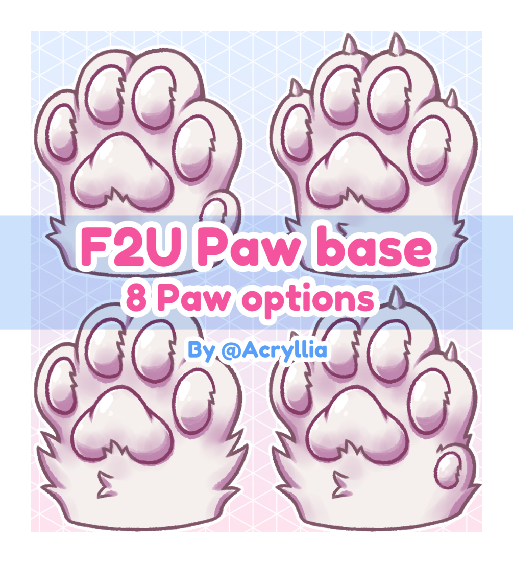 Free to use paw bases