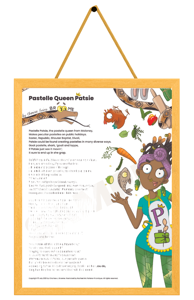 Pastelle Queen Patsie 11"x17" poster (Digital Download)